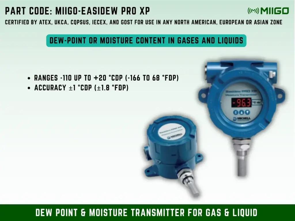 MIIGO - Easidew Pro XP Dew Point Transmitter | MIIGO ONLINE LLP